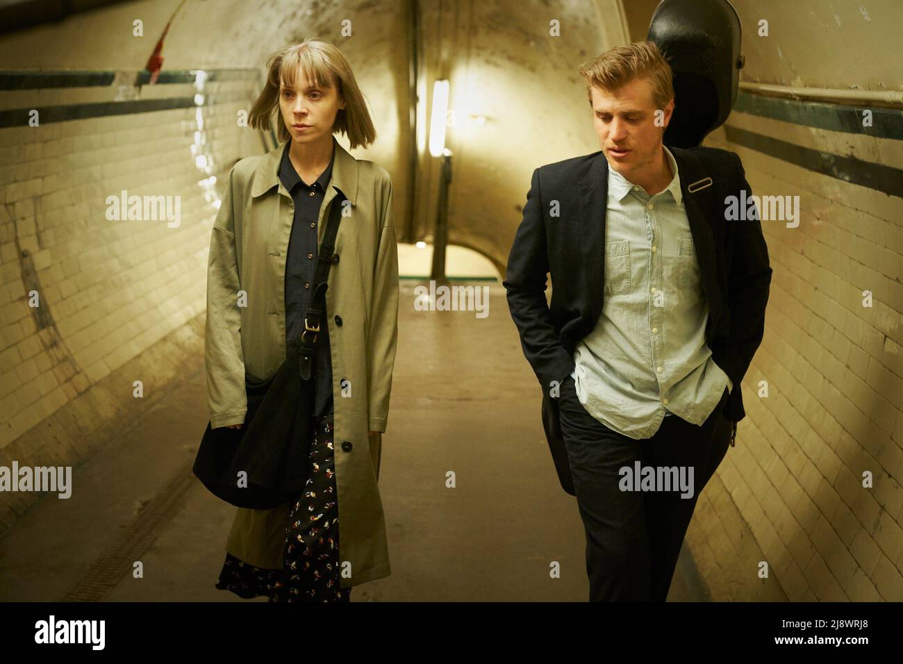 CORDELIA, from left: Antonia Campbell-Hughes, Johnny Flynn, 2019. ph: Kerry Brown /© Screen ...