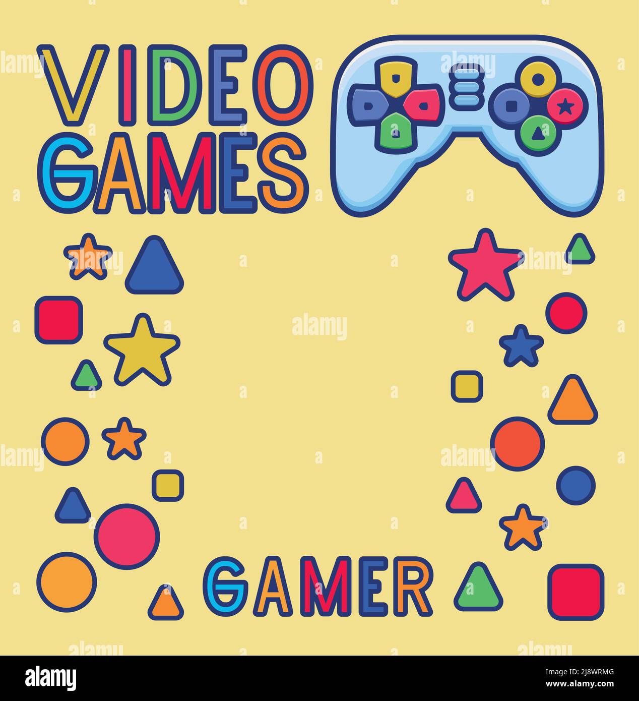 video games poster Stock Vector Image & Art - Alamy