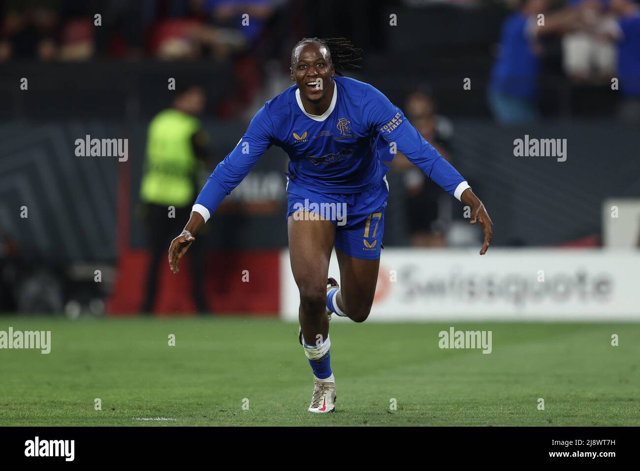 Joe aribo rangers celebrates hi-res stock photography and images - Alamy