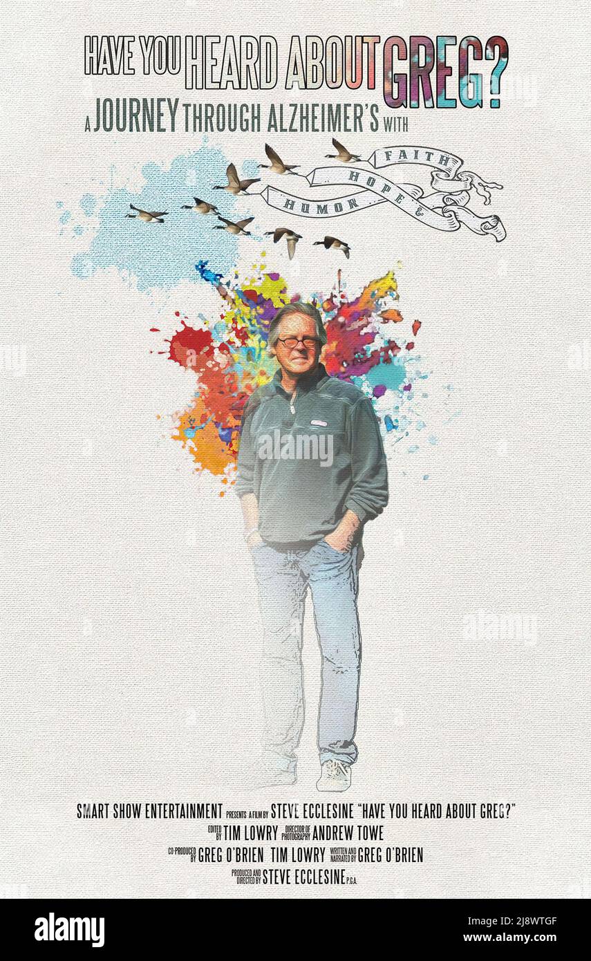 HAVE YOU HEARD ABOUT GREG?, poster, Greg O'Brien, 2021. © Falling ...