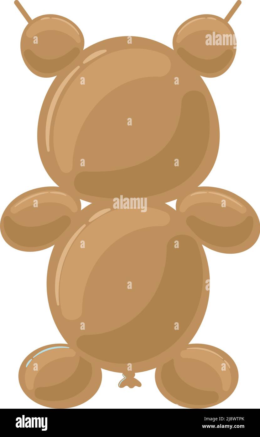 bear animal balloon Stock Vector Image & Art - Alamy