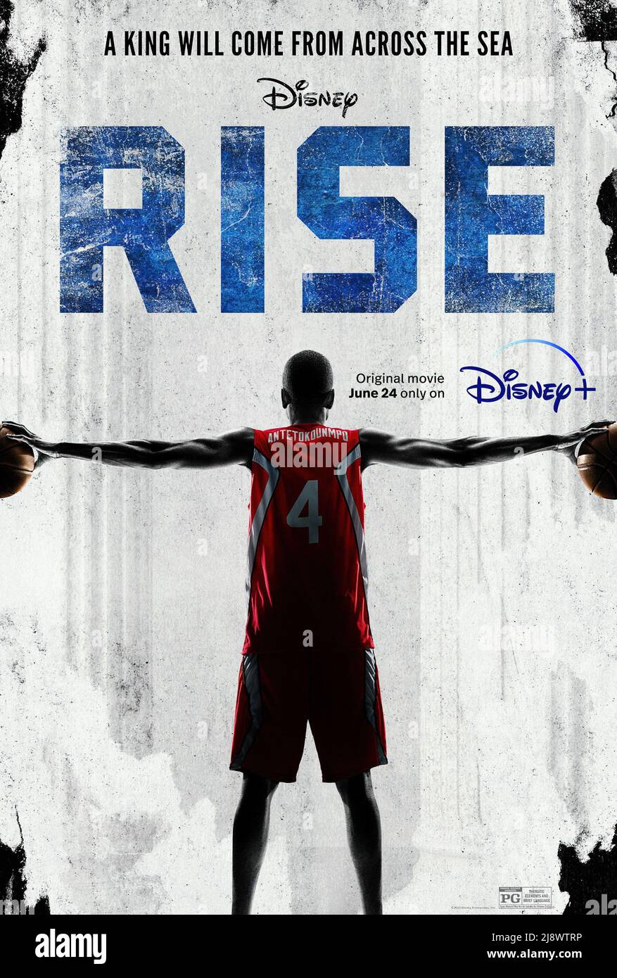 RISE, US poster, 2022. © Disney+ /Courtesy Everett Collection Stock ...