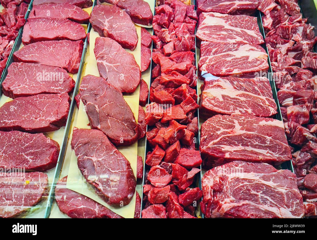 Meats department hi-res stock photography and images - Alamy