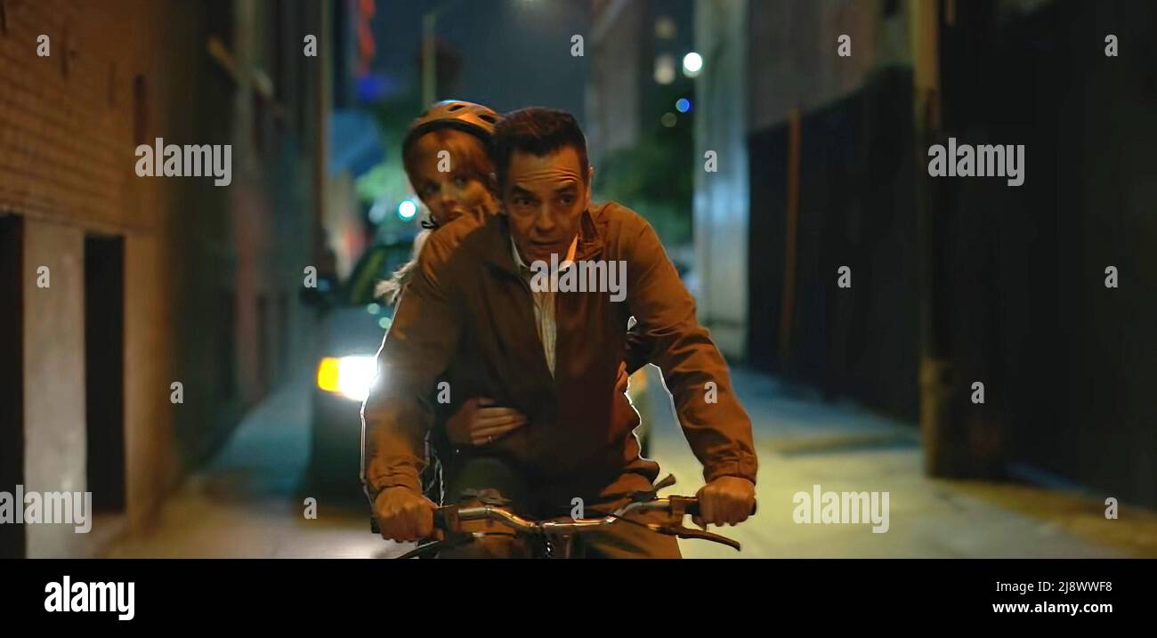 THE VALET, from left: Samara Weaving, Eugenio Derbez, 2022. © Hulu ...
