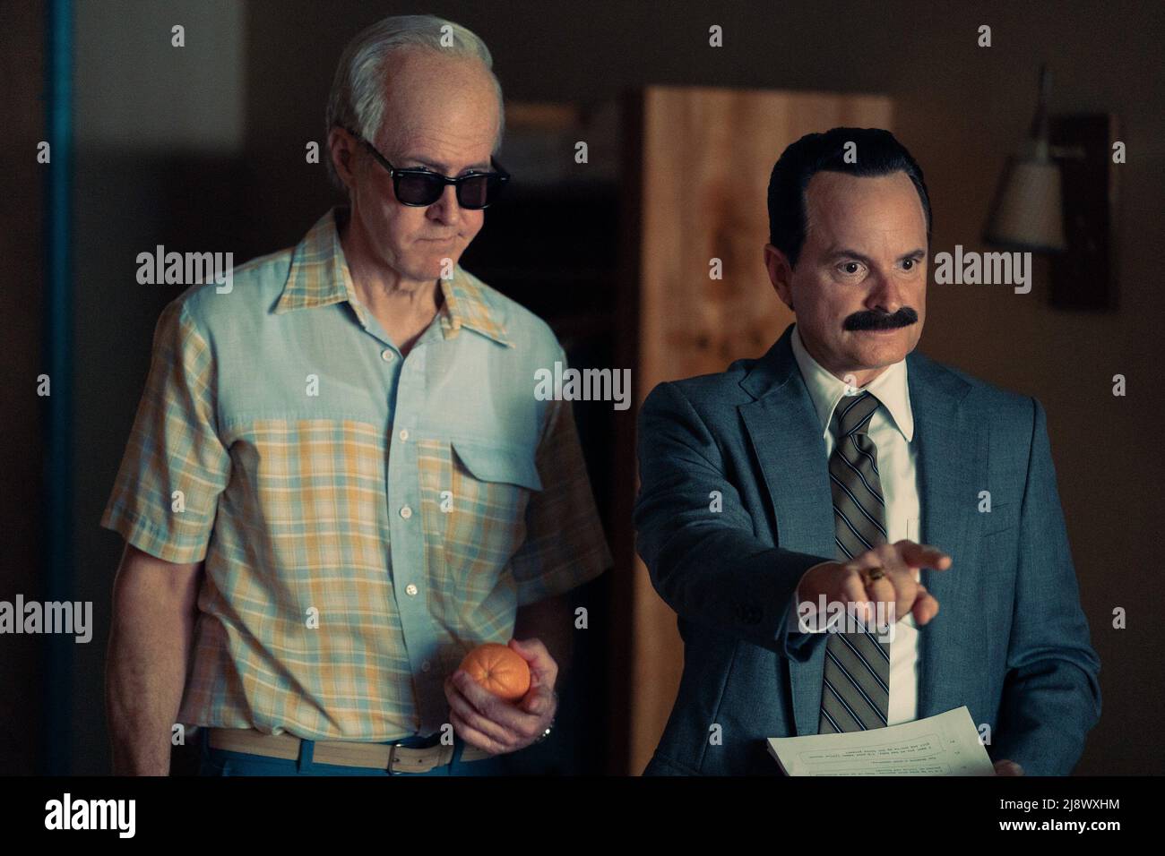 GASLIT, from left: J.C. MacKenzie as Howard Hunt, Shea Whigham as G ...