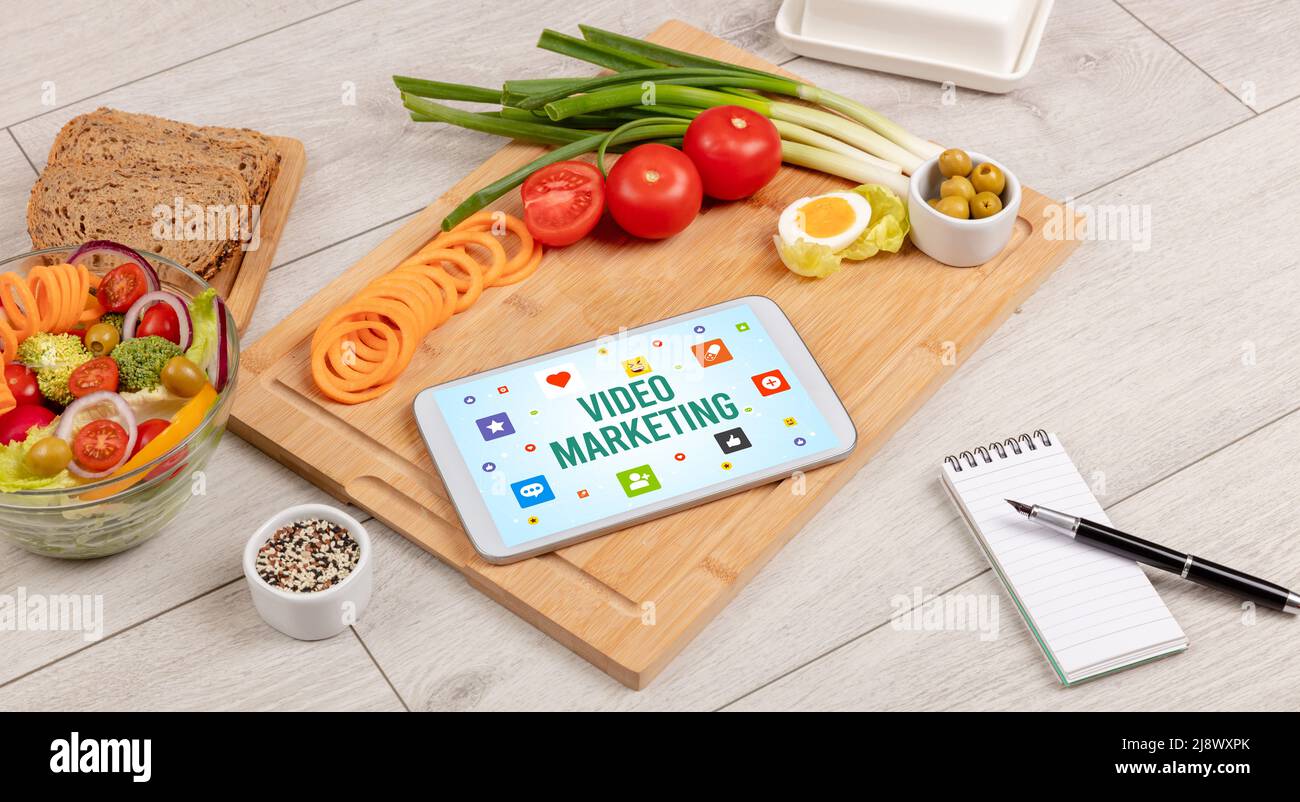 Healthy Tablet Pc compostion, social networking concept Stock Photo - Alamy