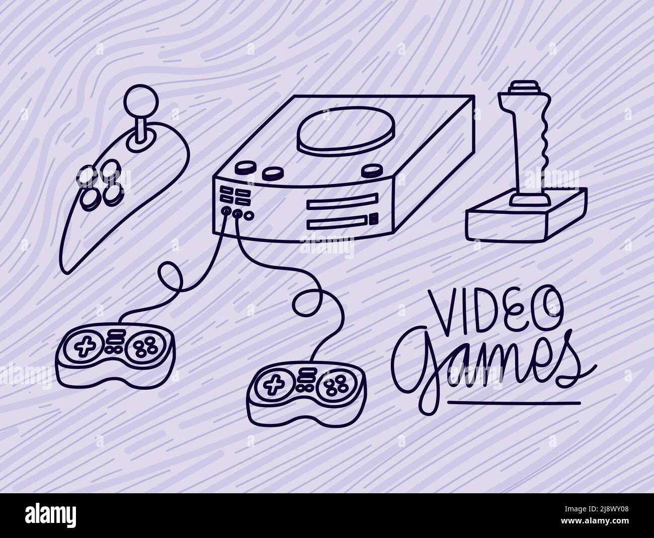 console of video games Stock Vector Image & Art - Alamy