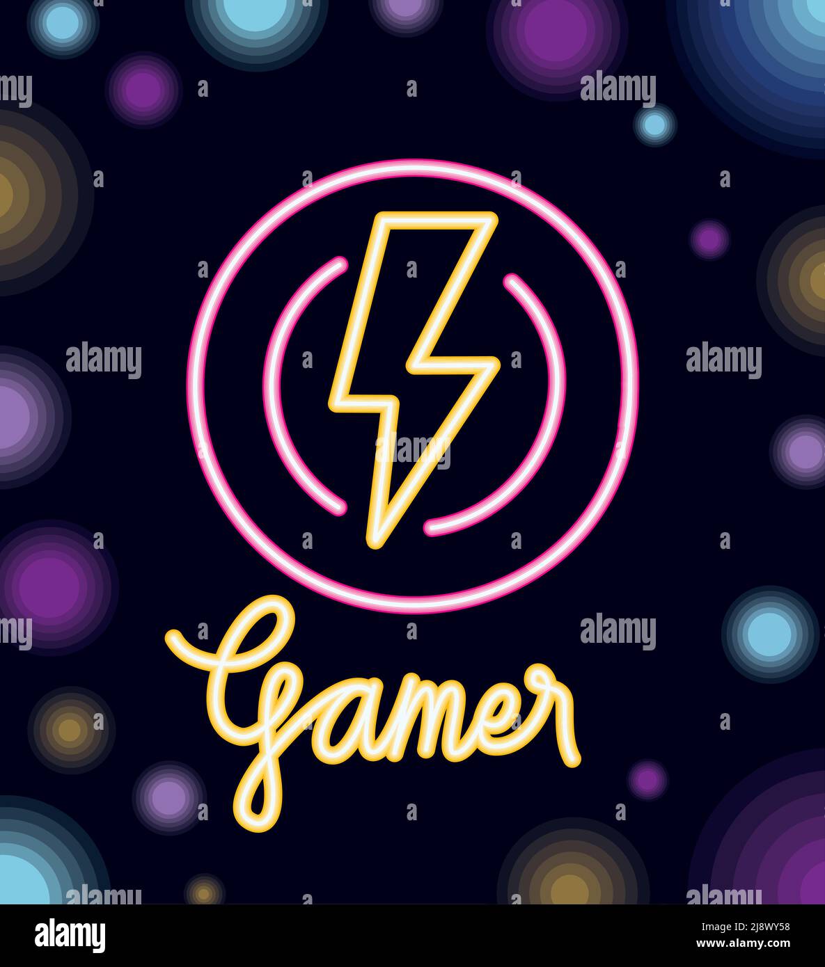 Thunder video Stock Vector Images - Alamy