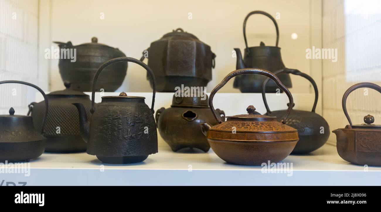 Antique forged ware aon display at Ethnological Museum of Barcelona ...