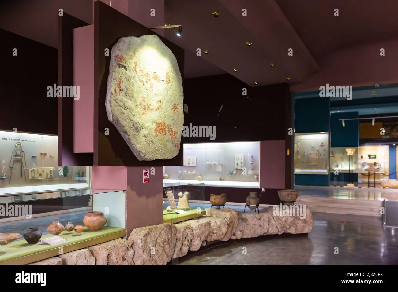 National Historical Museum with antique exhibits on display Stock Photo ...