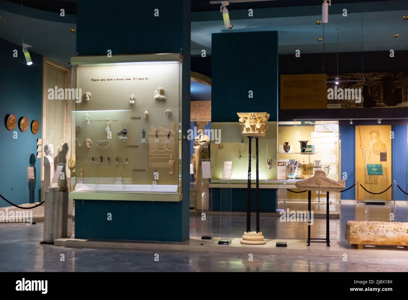 National Historical Museum with antique exhibits on display Stock Photo ...