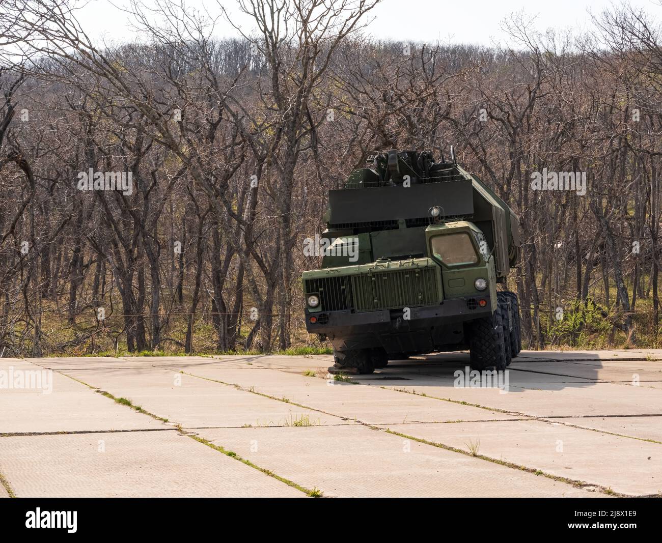 Self-propelled tactical missile launcher. High quality photo Stock ...