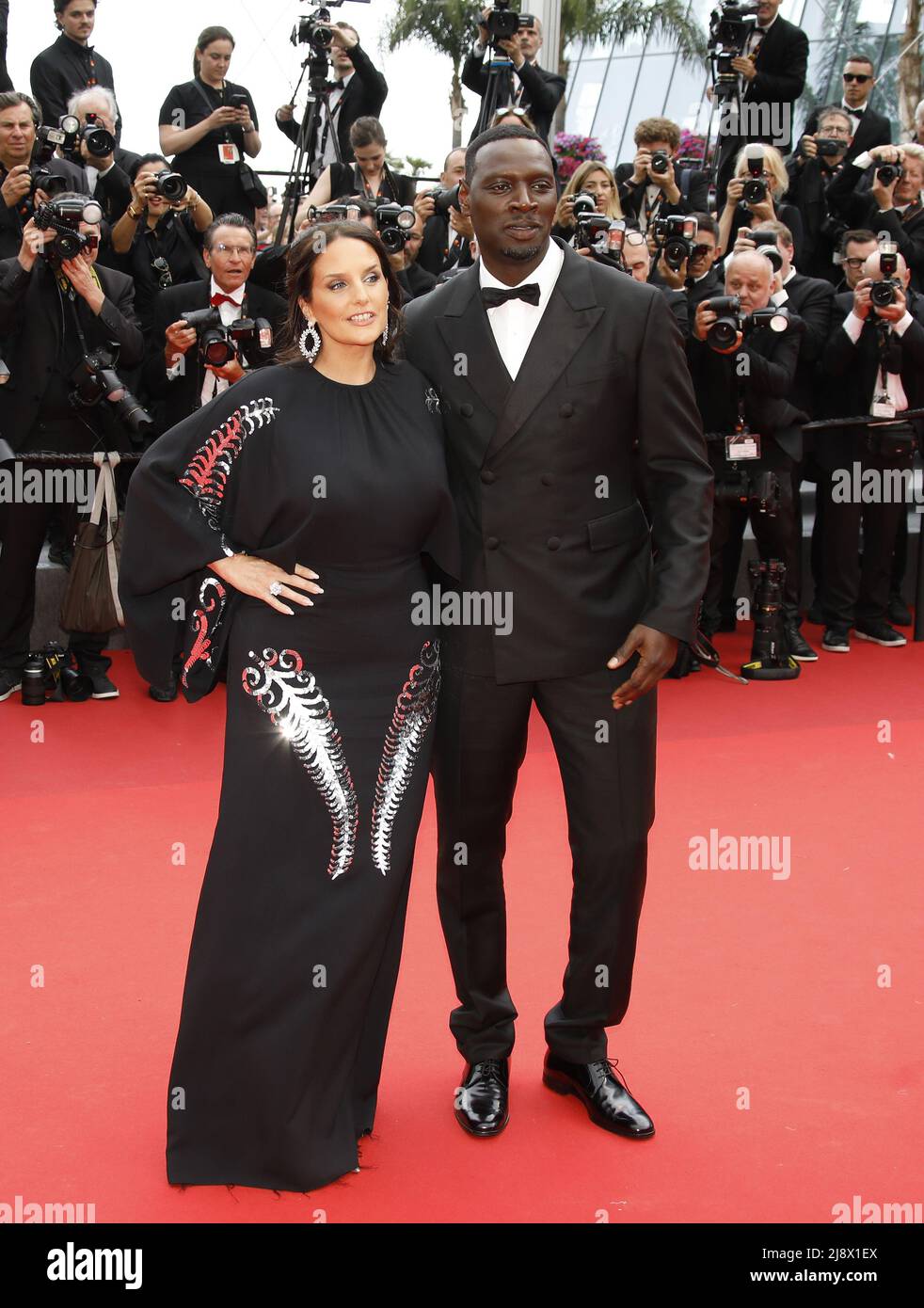Omar Sy attends the screening of "Top Gun: Maverick" during the 75th ...
