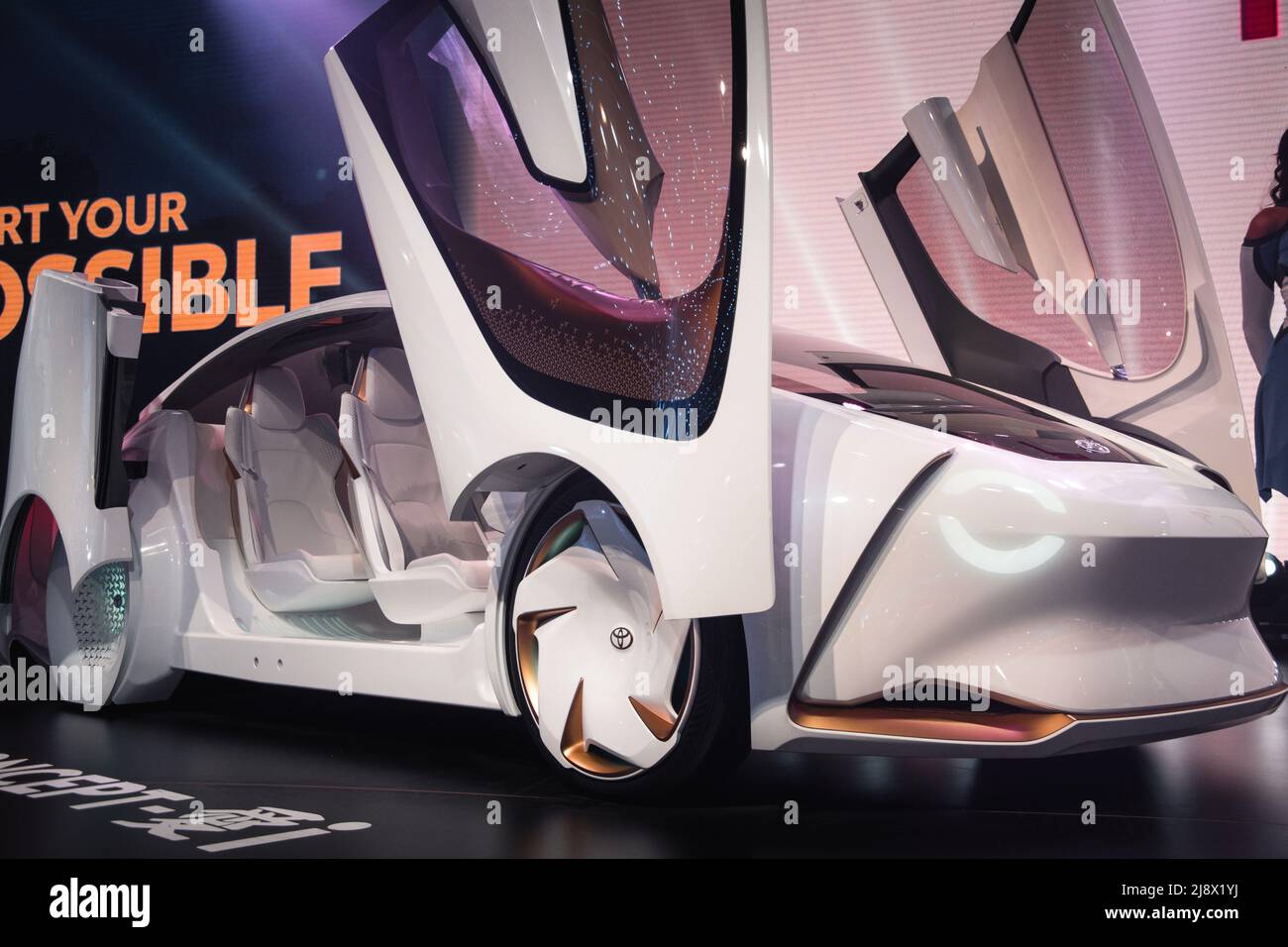 Electric concept car toyota hi-res stock photography and images - Alamy