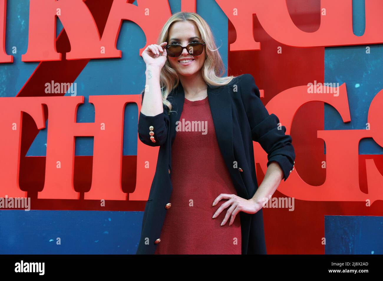 Ana Fernández attends the premiere of 'Stranger Things' season 4 at the ...
