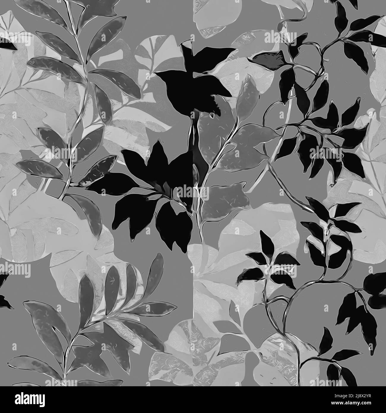 Textile and wallpaper patterns. A printable digital illustration work ...