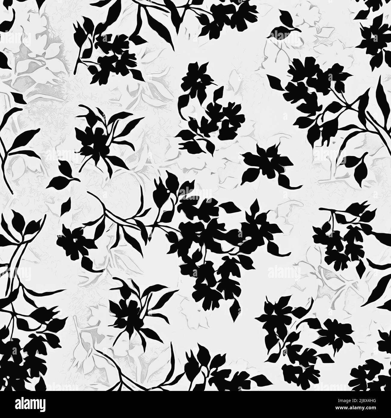 Textile and wallpaper patterns. A printable digital illustration work ...