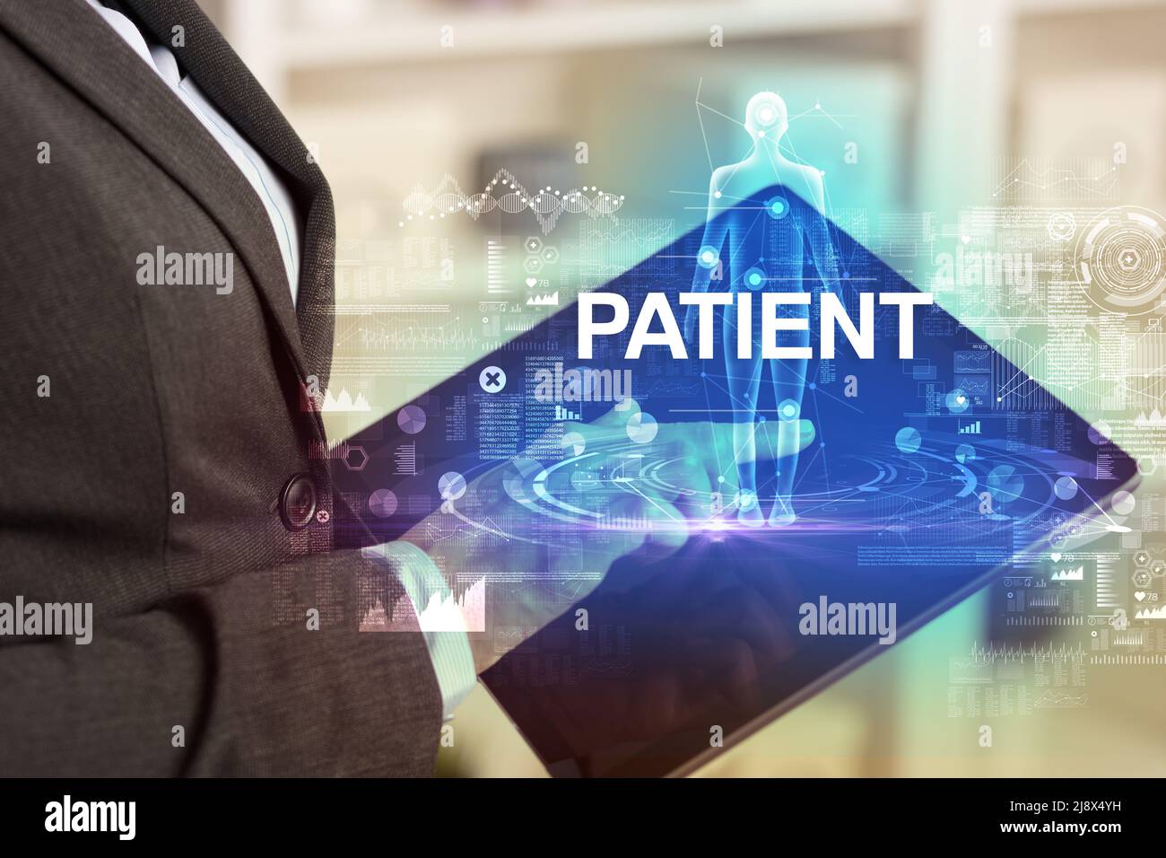 Electronic medical record, tech concept Stock Photo - Alamy