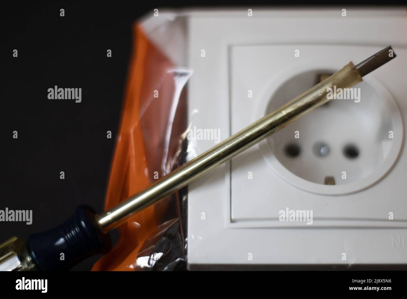 Switch and Electrical Test Pen Stock Photo - Alamy