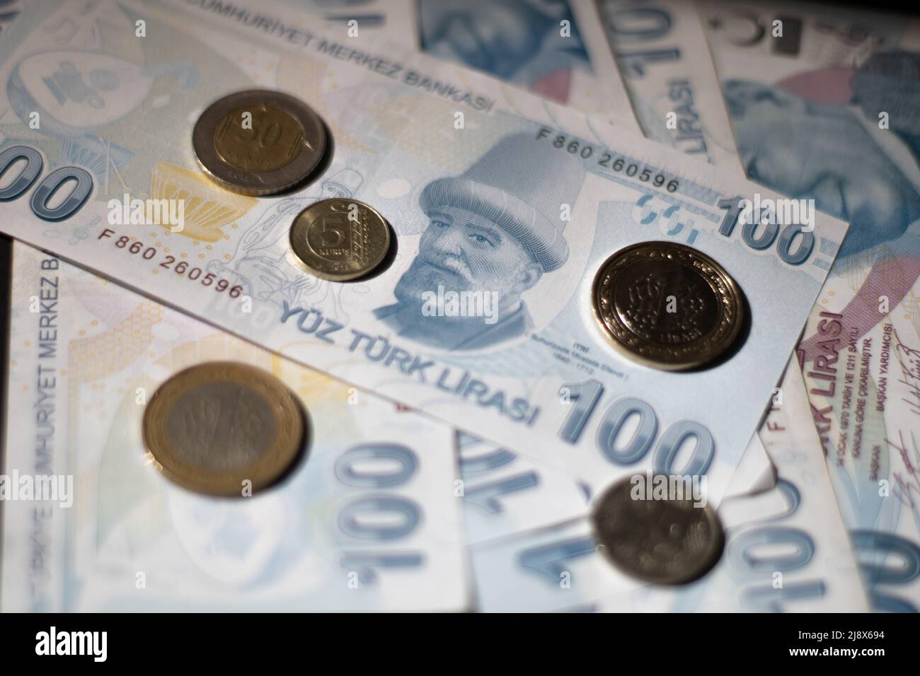 Coins and banknotes Stock Photo - Alamy