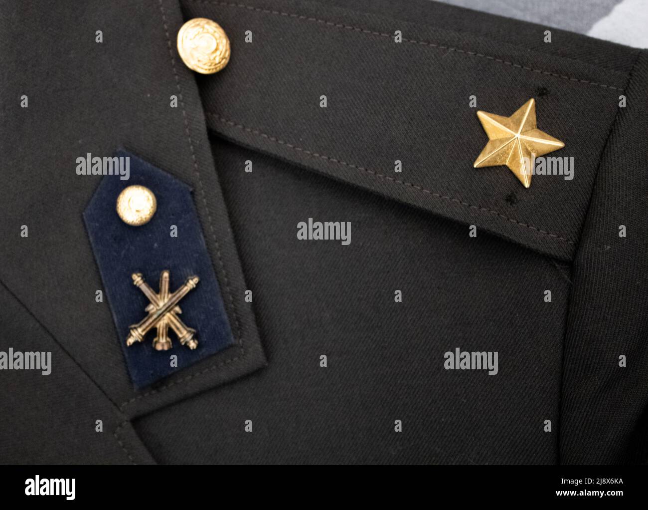 The Turkish army lieutenant uniform Stock Photo - Alamy