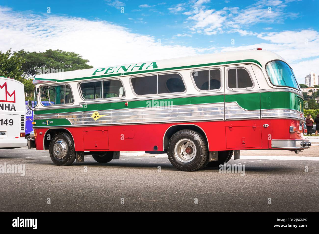 Vehicle Eliziario Mercedes-Benz LP321 (1966) on display at Bus Brasil ...