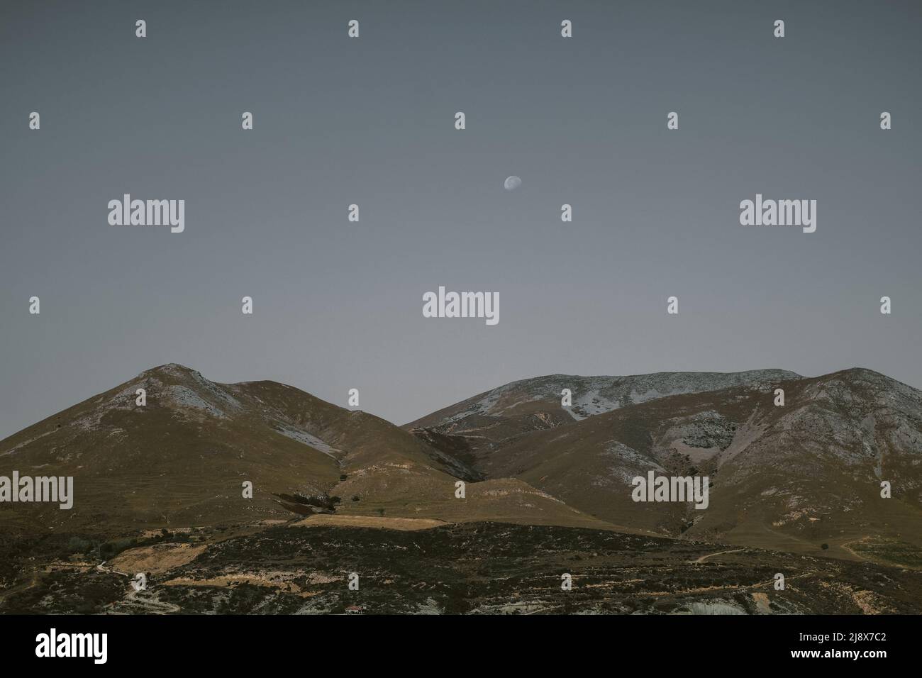 Flat design sunset icon hi-res stock photography and images - Alamy