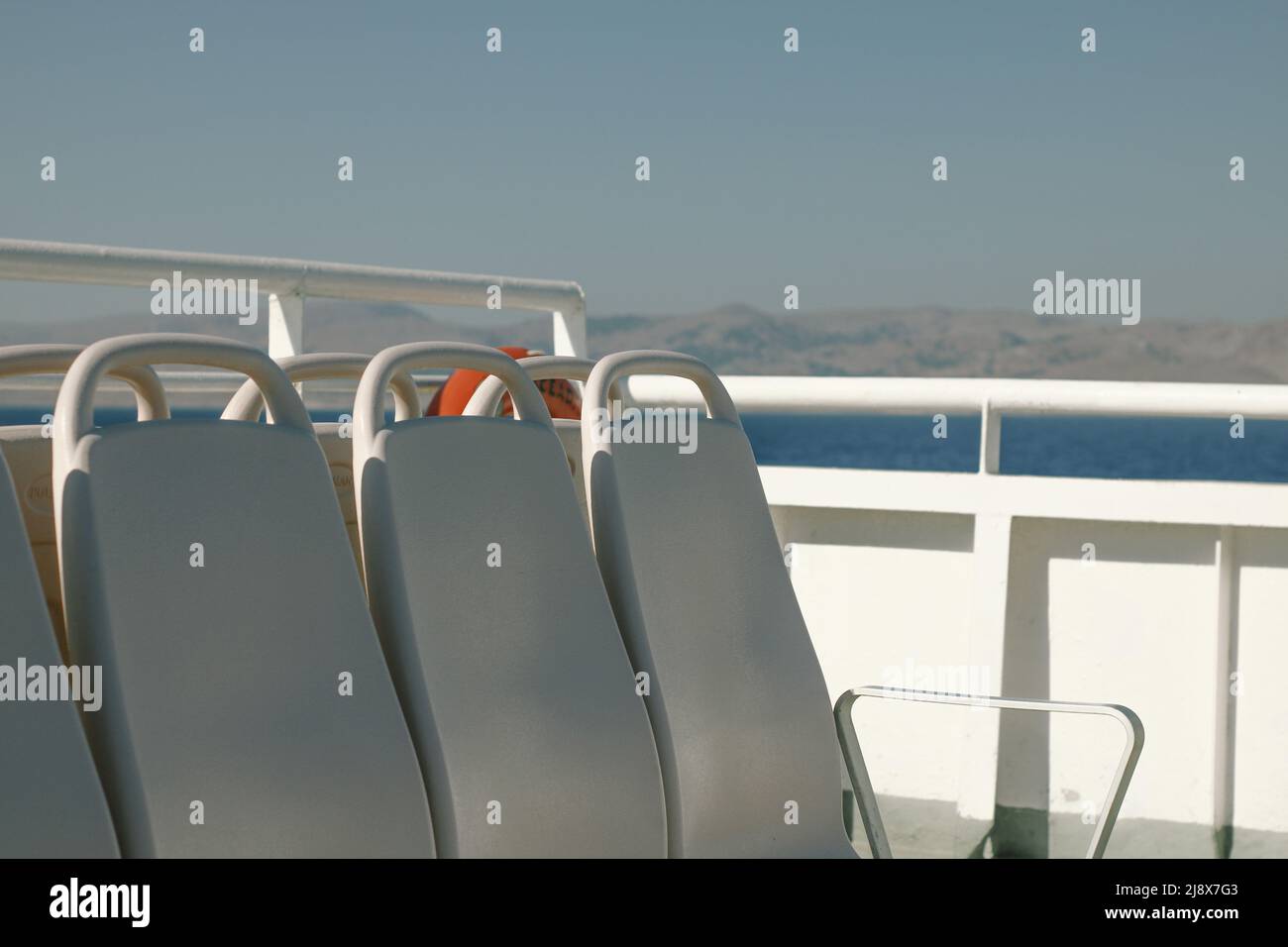Ferry deck seats seating hi-res stock photography and images - Alamy