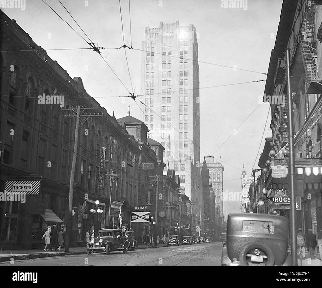 Toronto, Ontario, Canada. King Street West near York Street, looking ...