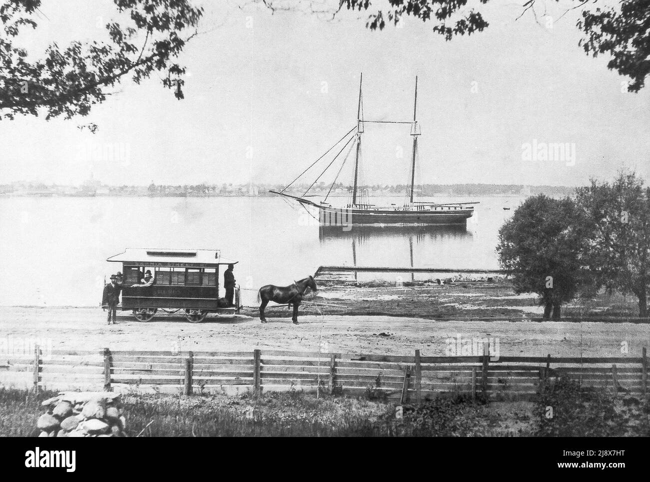 Sarnia streetcar ca. 1880 Stock Photo - Alamy