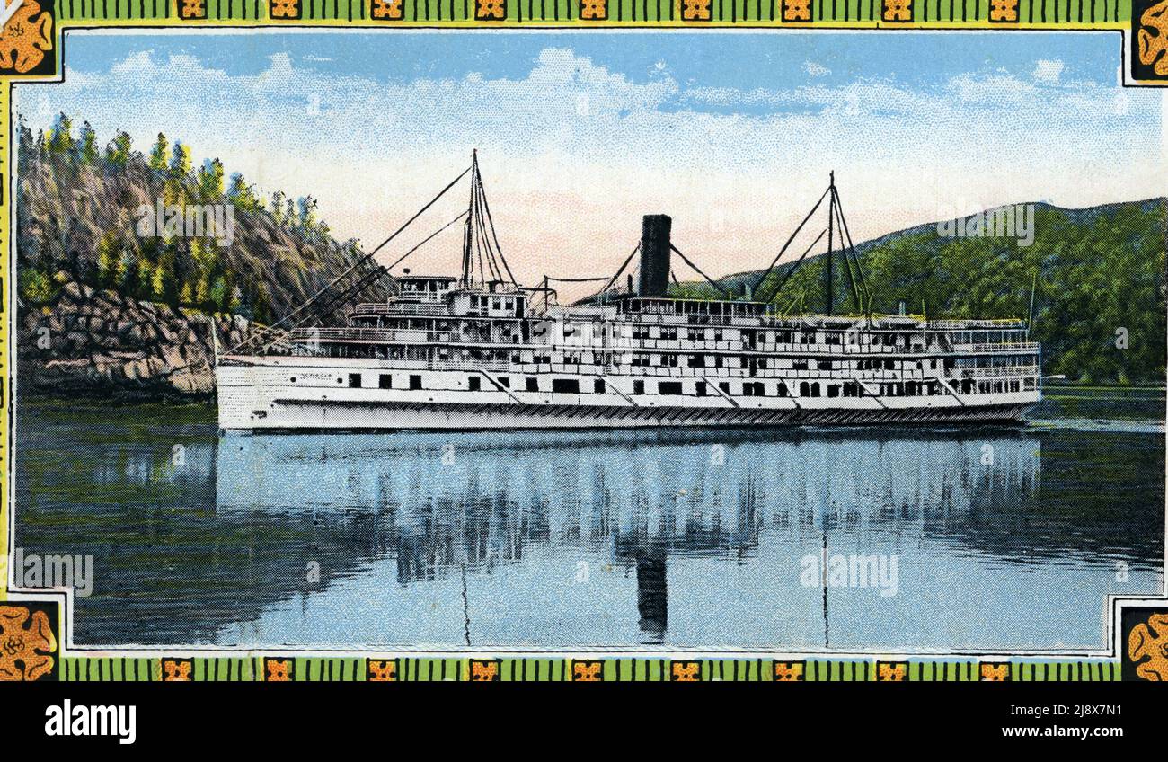 Steamship drawing hi-res stock photography and images - Alamy