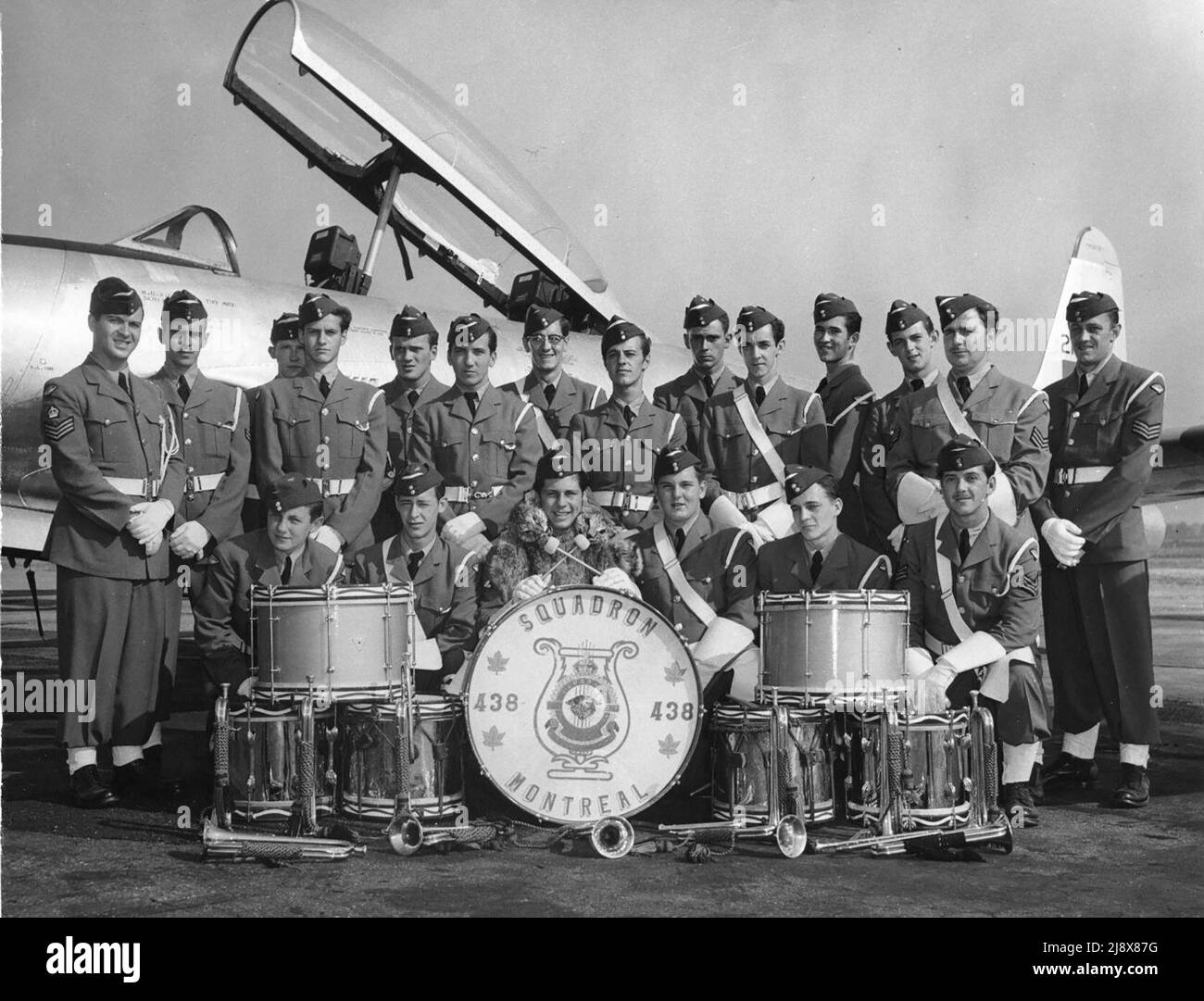 438 Squadron RCAF Band ca. 1960s Stock Photo - Alamy