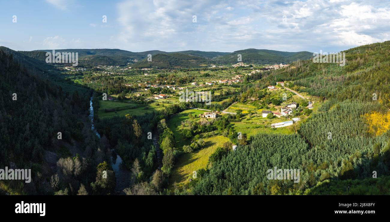 View from Cerro da Candosa pathways, Gois - Portugal Stock Photo - Alamy