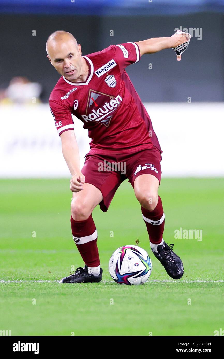 Hyogo, Japan. 18th May, 2022. Andres Iniesta (Vissel) Football/Soccer ...