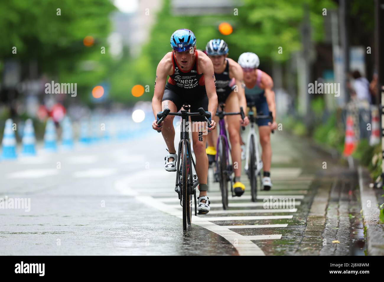 Yokohama, Kanagawa, Japan. 14th May, 2022. Maya Kingma (NED) Triathlon ...