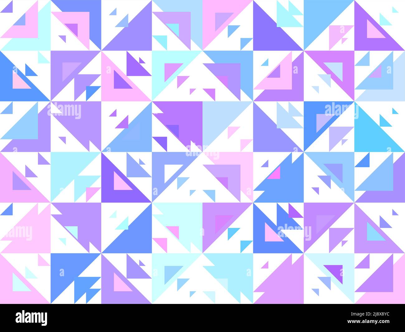 abstract blue purple triangle, geometric arrow pattern texture background, illustration, natural ...