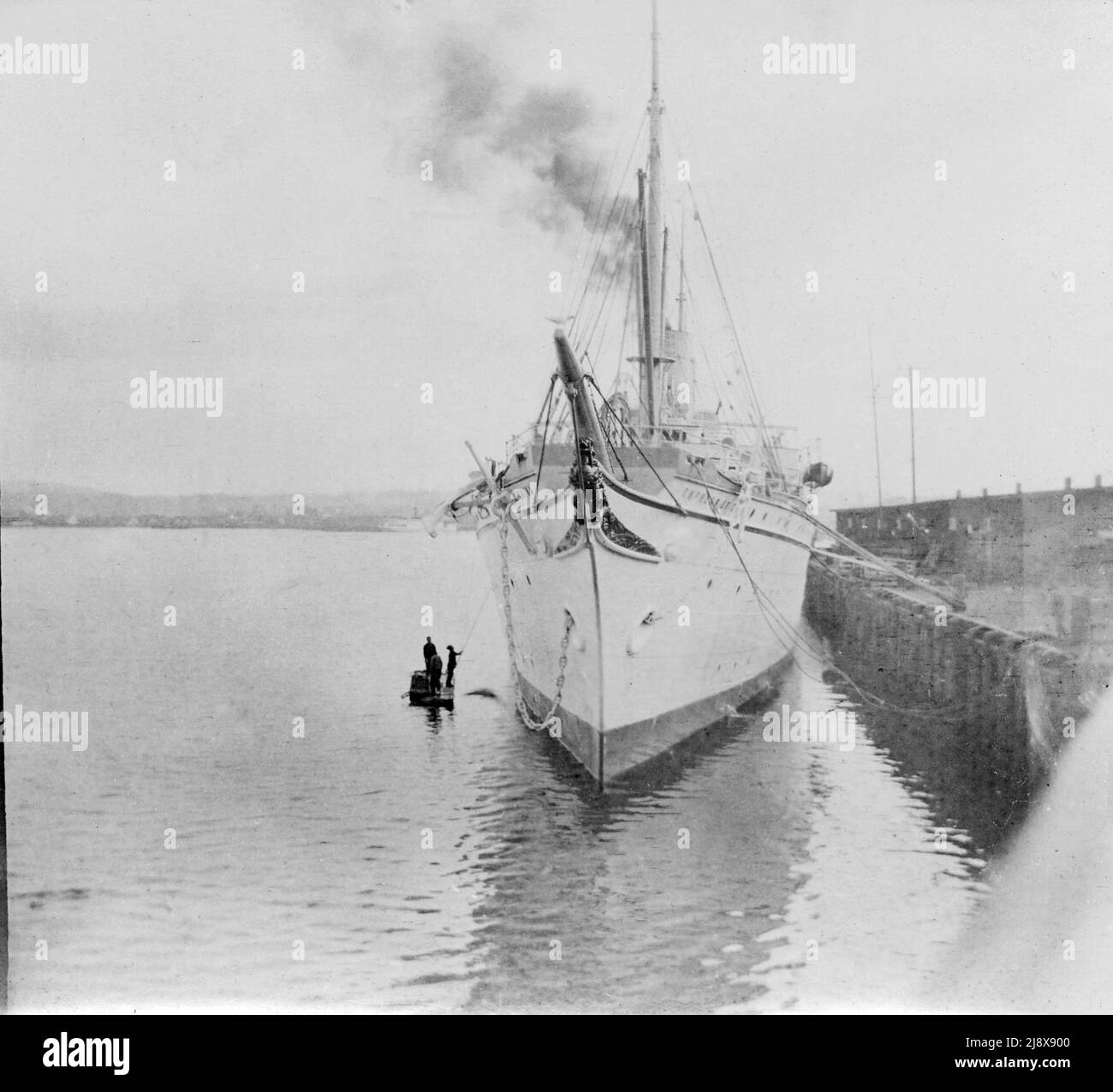 The Empress of China at the C.P.R. dock, Vancouver ca. 1897 Stock Photo ...