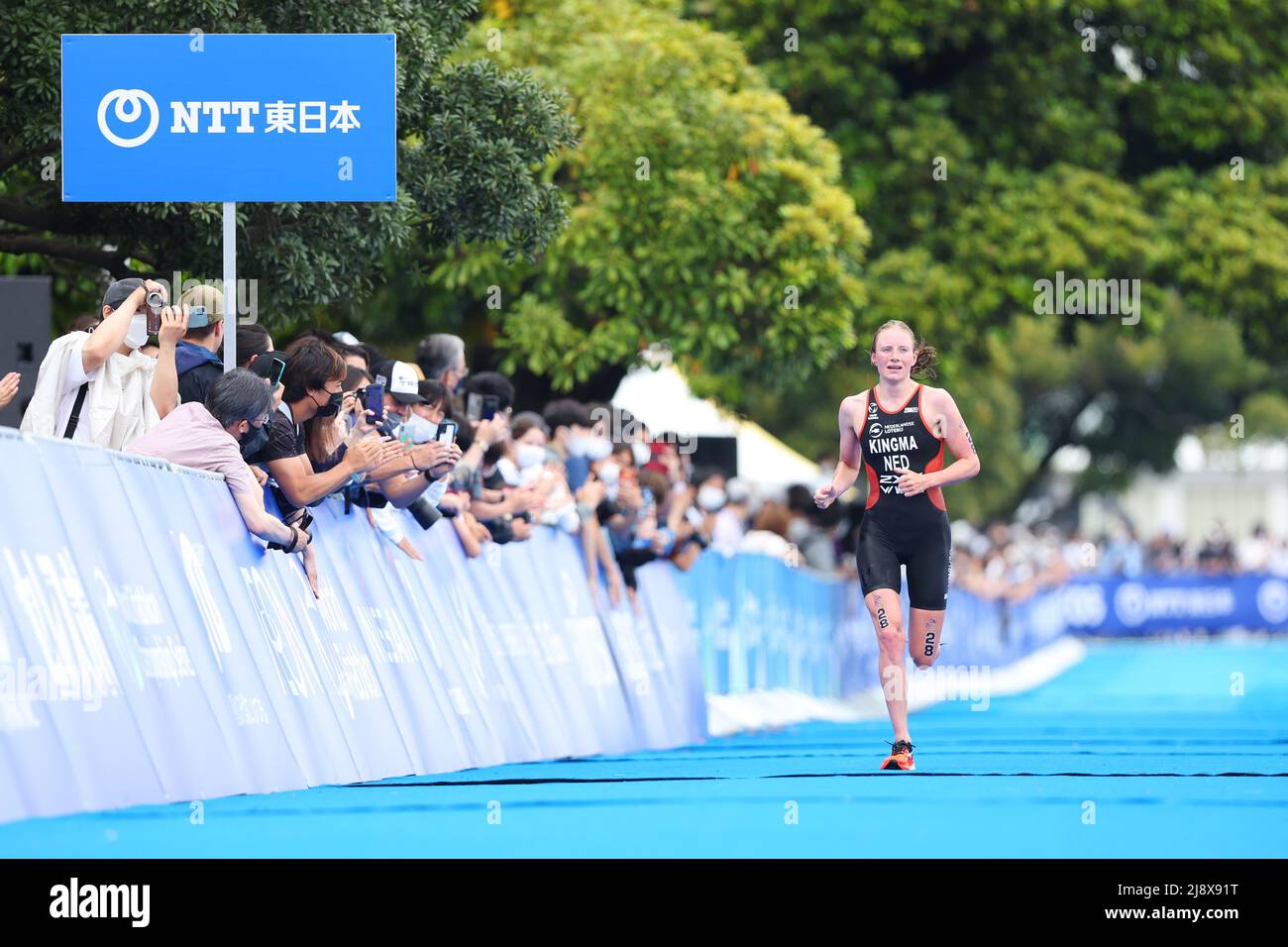 Yokohama, Kanagawa, Japan. 14th May, 2022. Maya Kingma (NED) Triathlon ...