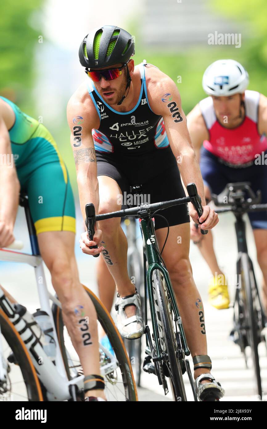 Yokohama, Kanagawa, Japan. 14th May, 2022. Bob Haller (LUX) Triathlon ...