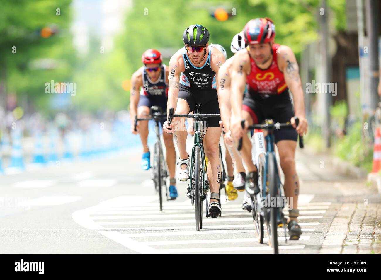 Yokohama, Kanagawa, Japan. 14th May, 2022. Bob Haller (LUX) Triathlon ...