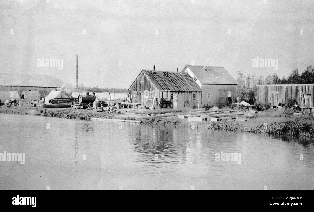 Surveyor's cabin, Fort Resolution.Original caption: Fort Resolution ...
