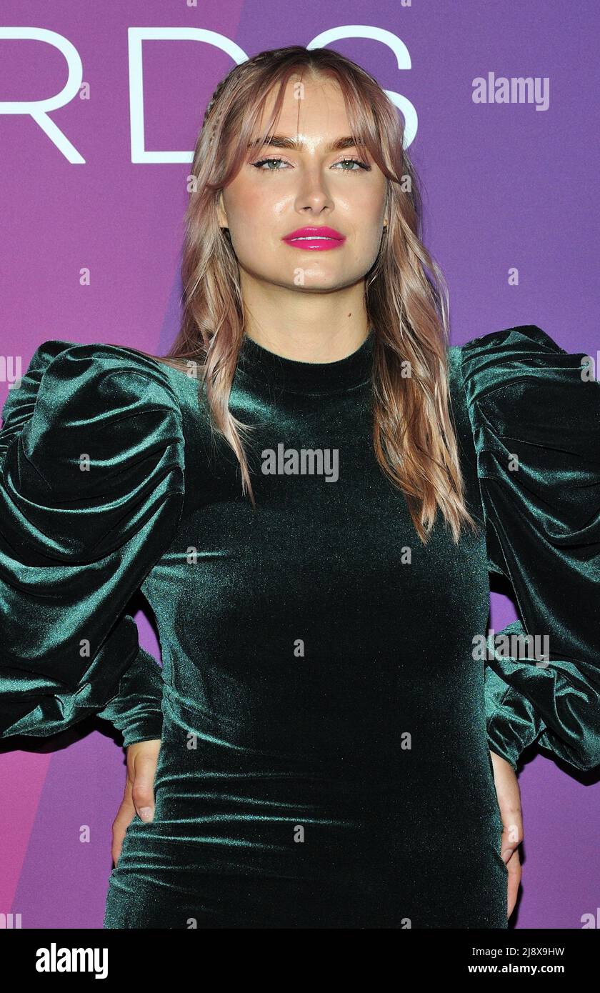 Monica Aksamit attends the 2022 Sports Business Awards at the Marriott ...