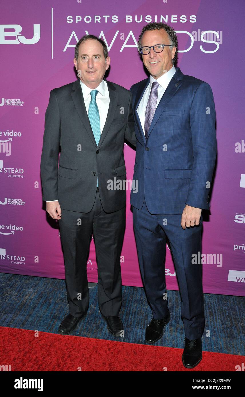 L-R: Gary Gertzog and Abe Madkour attend the 2022 Sports Business ...