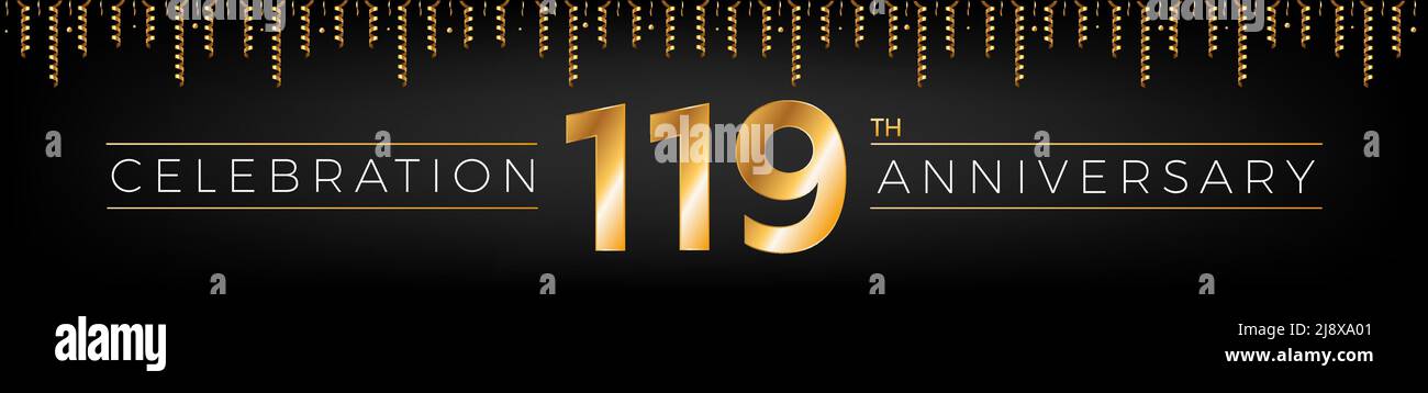 119th anniversary Stock Vector Images - Alamy