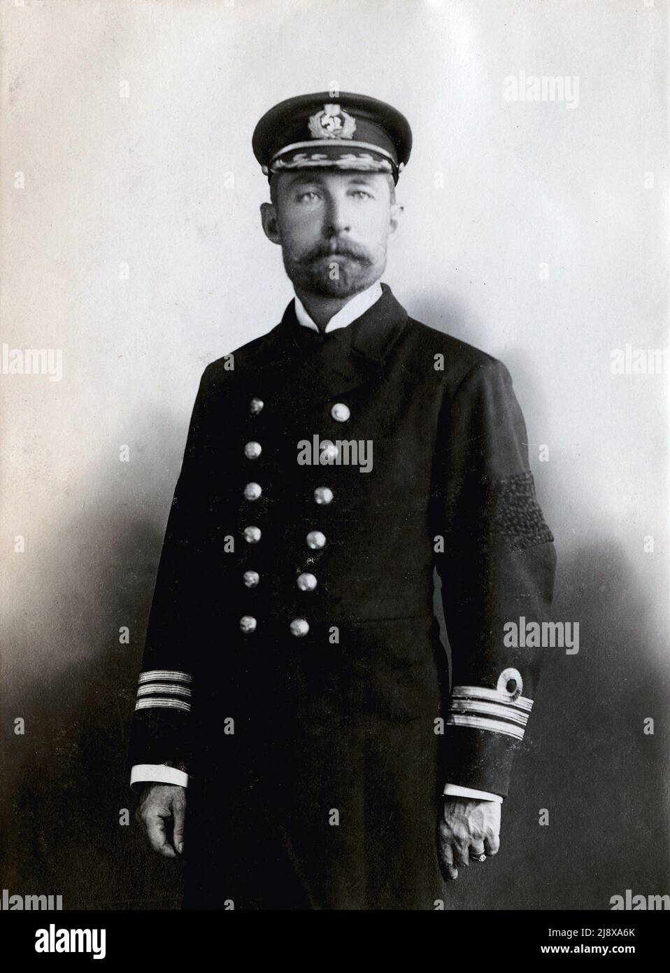 Captain William Squares DeCarteret of the CS Minia. CS Minia was ...