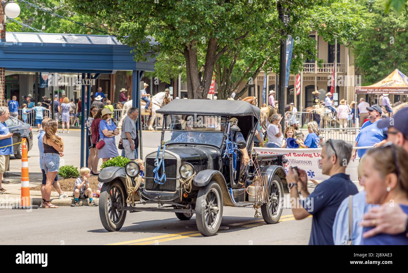 Old Ford Model T in the Franklin Rodeo Parade Stock Photo - Alamy
