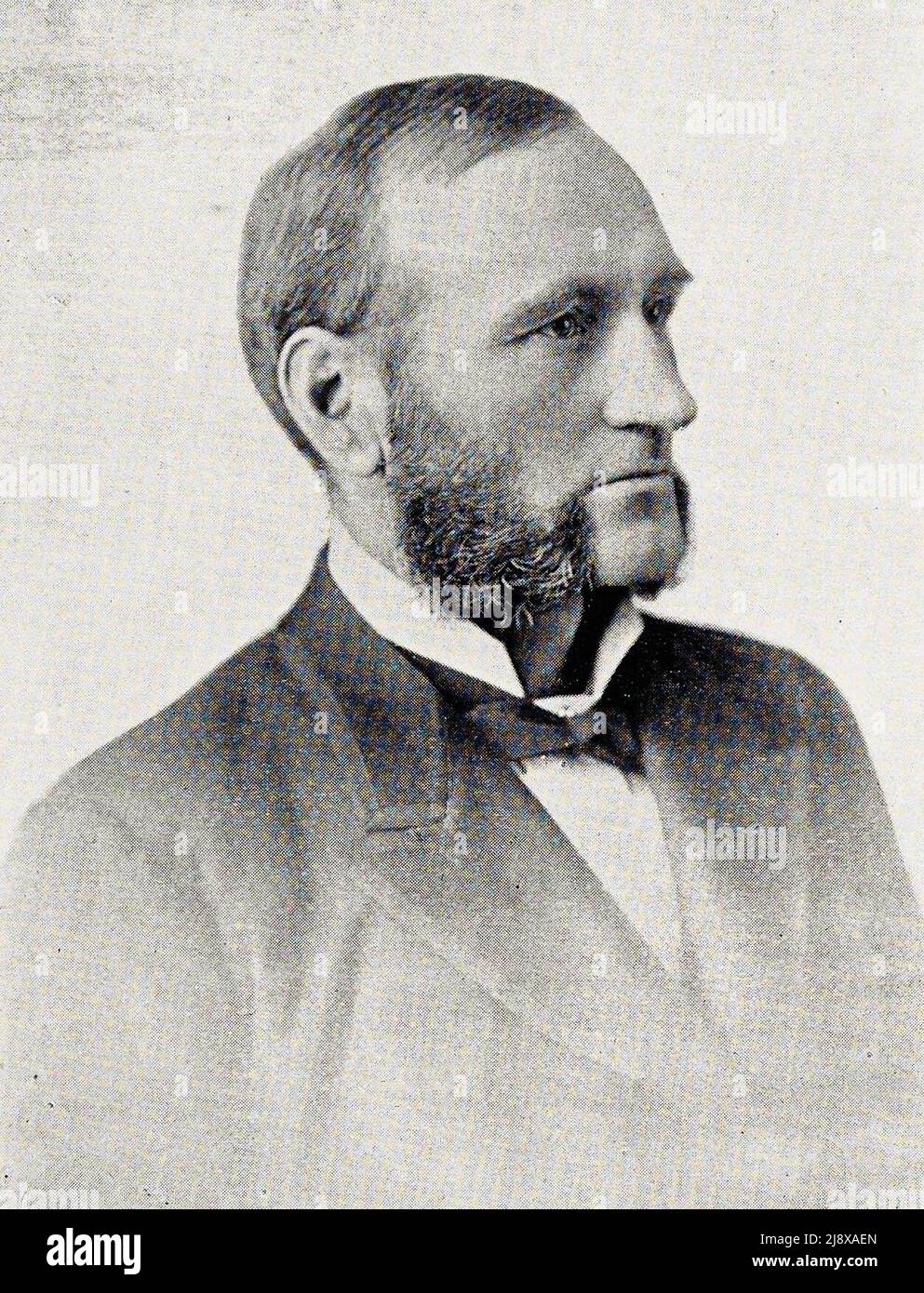 Ezekiel McLeod, Canadian politician and judge ca. 1894 Stock Photo - Alamy
