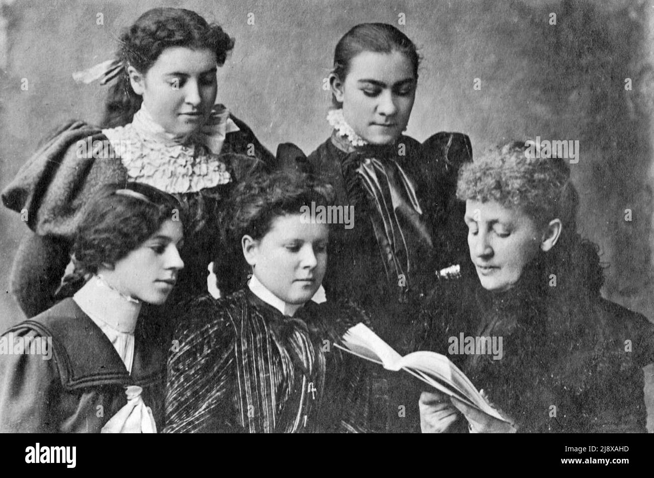 Mary Ritchie (lived 1842-1929, formerly Mary Holden) and her Sunday ...
