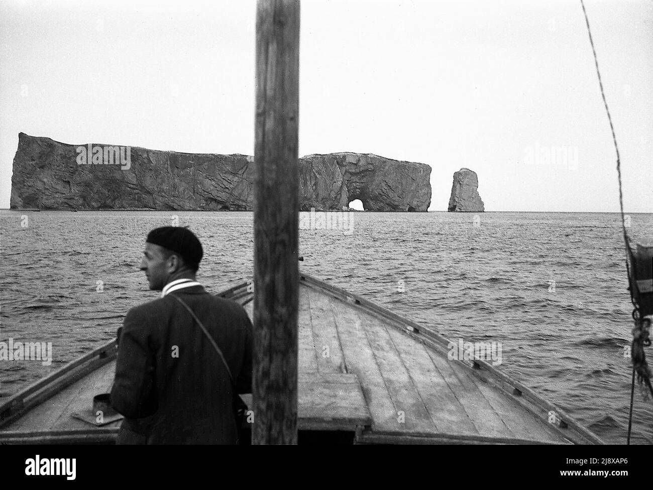 Riding on a boat Black and White Stock Photos & Images - Alamy