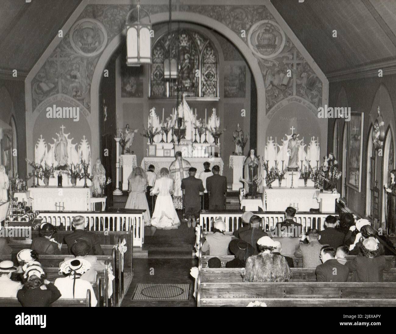 Inside Old Roman Catholic Church